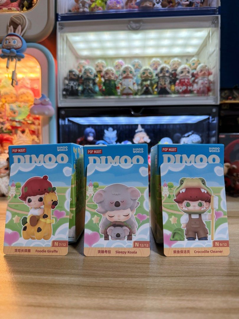 popmart dimoo animal kingdom, Hobbies & Toys, Toys & Games on Carousell