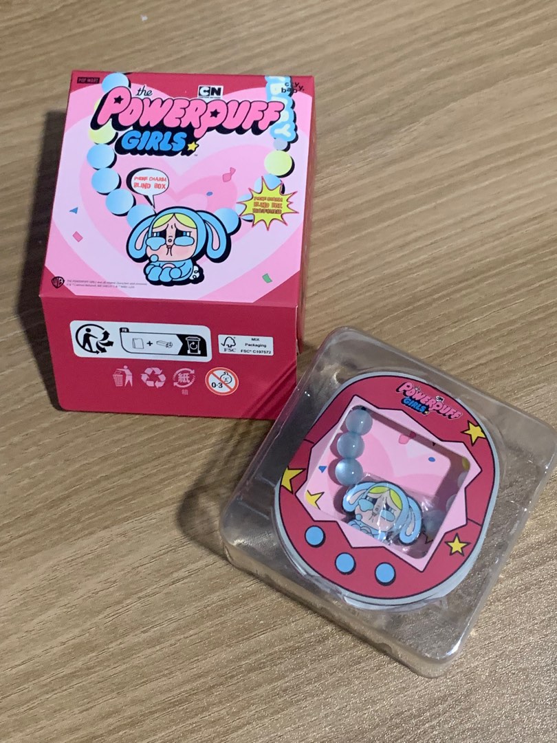 POP MART PPG POWERPUFF GIRLS X CRY BABY CHARM (BUNNY BUBBLES), Hobbies ...