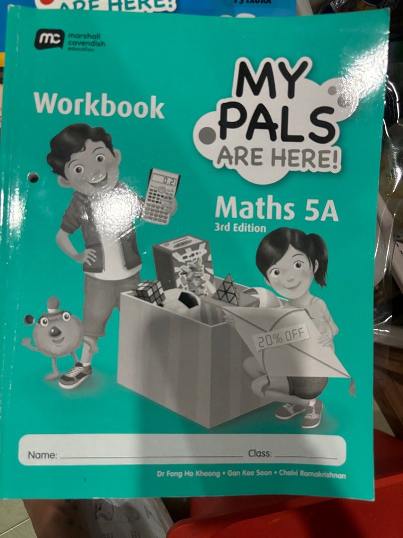Primary 5A standard maths work book Marshall publishing, Hobbies & Toys ...