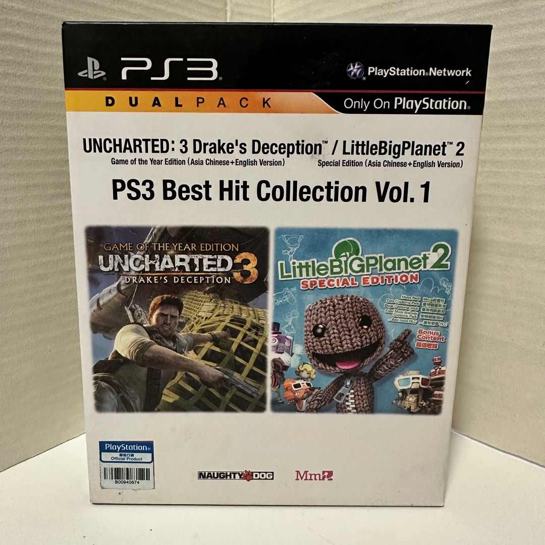 PS3 Games - Best Hit Collection Unchartered 3 + Little Big Planet 2 ...
