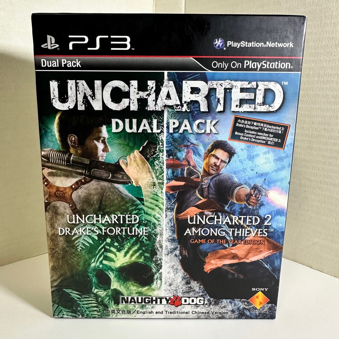 PS3 Games - Unchartered Dual Pack 1 & 2 - R3 English - RPG Action ...