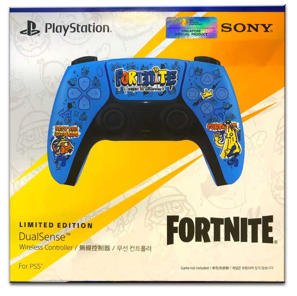 PS5 Fortnite DualSense Controller (Limited Edition), Video Gaming ...