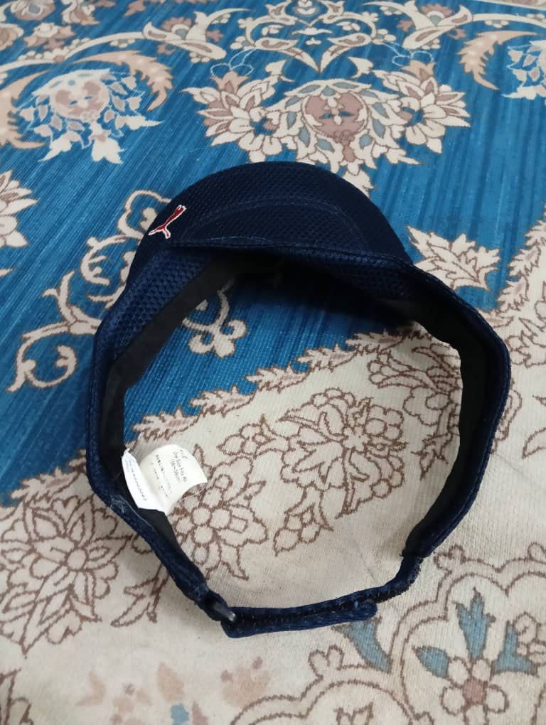 Puma biru like new rm25 visor cap golf, Sports Equipment, Other Sports ...
