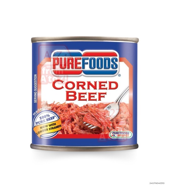 Purefoods Corned Beef 210g x1, Food & Drinks, Packaged & Instant Food ...