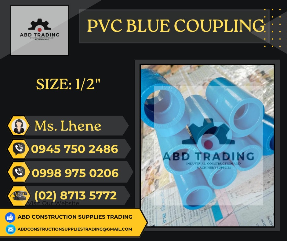 PVC BLUE COUPLING, Commercial & Industrial, Construction Tools ...