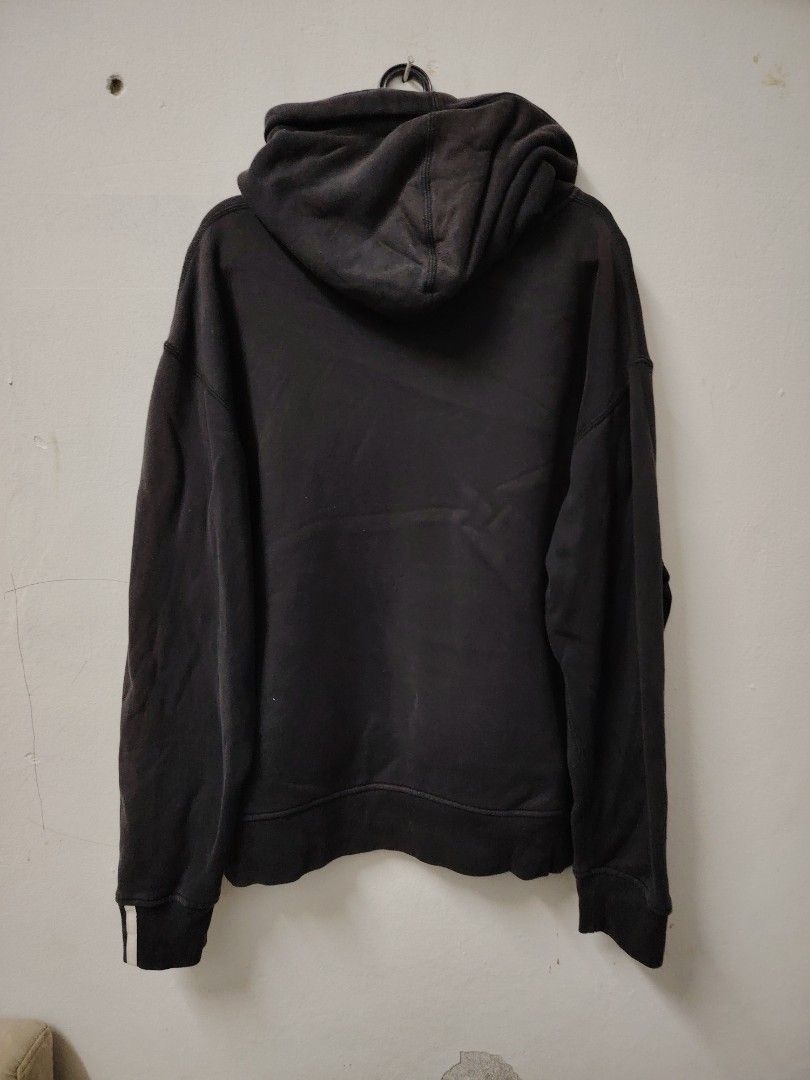 R. Y. V hoodie adidas center box logo, pit 23 labuh 23.5,kondisi faded ...