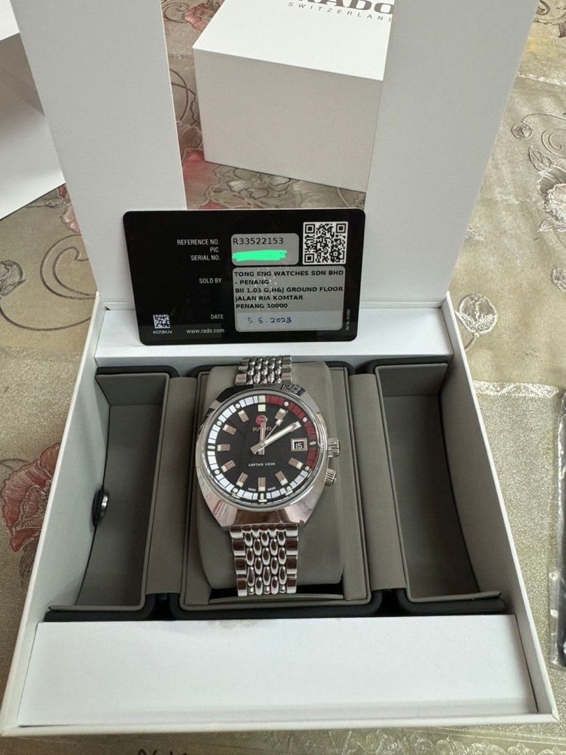 Rado Tradition Captain Cook MKII, Luxury, Watches on Carousell