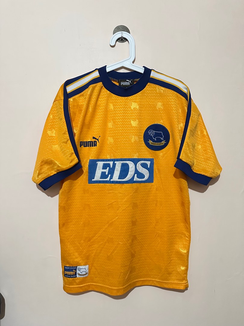 Rare Vintage Puma Derby County 1997 Third Kit Football Shirt Soccer ...