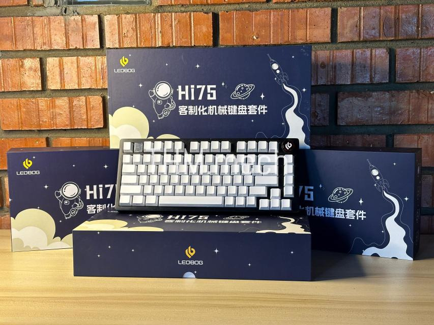 READY STOCK NEW Leobog Hi75 RGB Aluminum BareBone keyboard Kit 75% knob ...