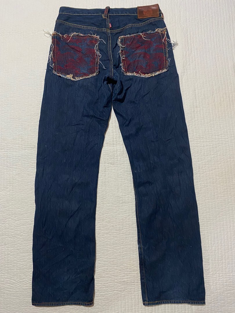 RED MONKEY COMPANY WAVES JAPAN SELVEDGE JEANS AUTHENTIC, Men's Fashion ...