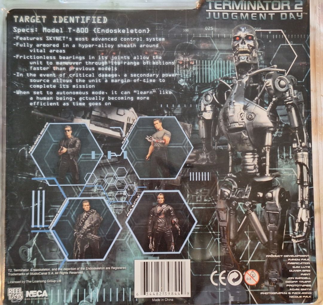 全新未拆封。Reel Toys NECA Terminator 2 Judgement Day Figures. HkD 550 ...