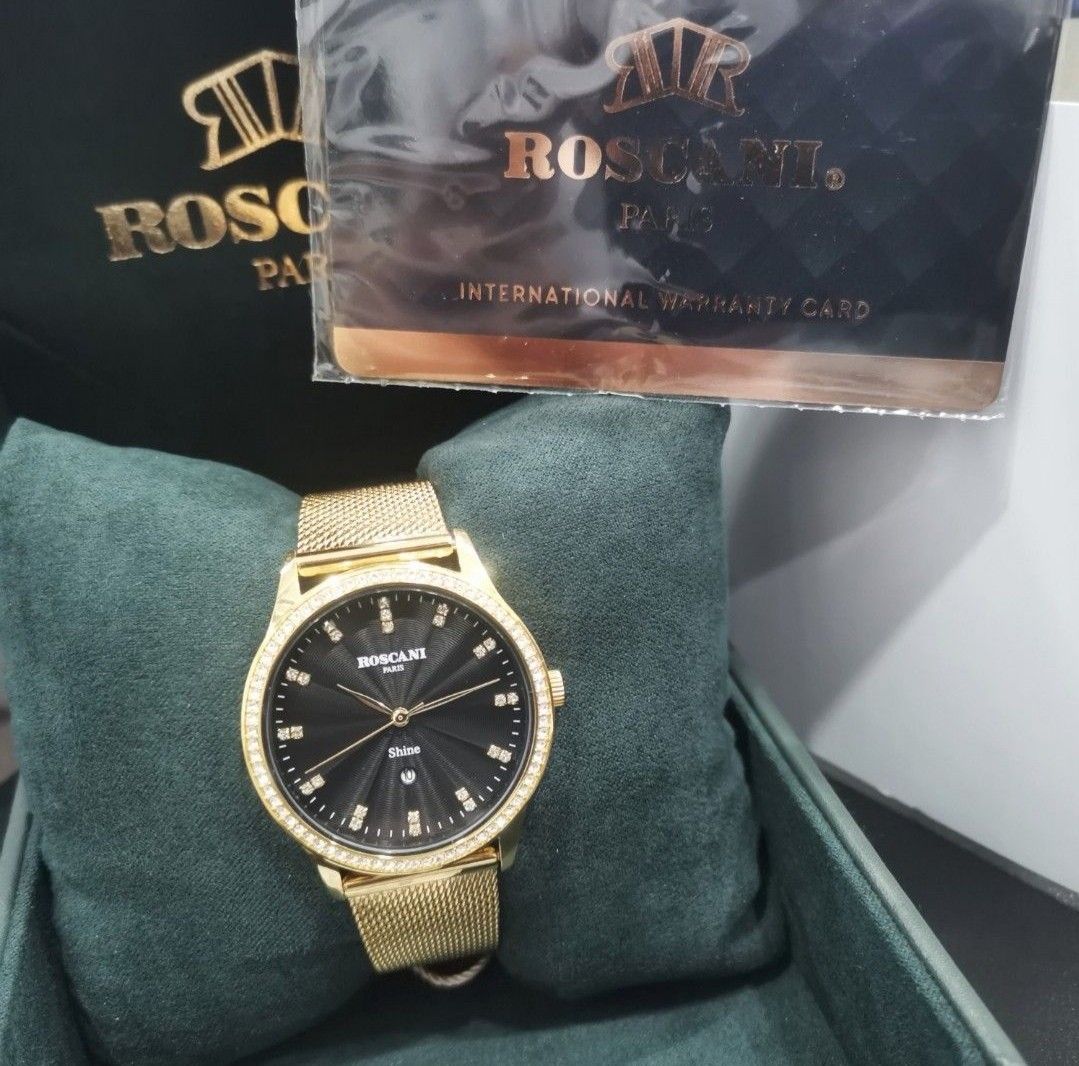 Roscani Ladies Watch gold colour, Women's Fashion, Watches ...