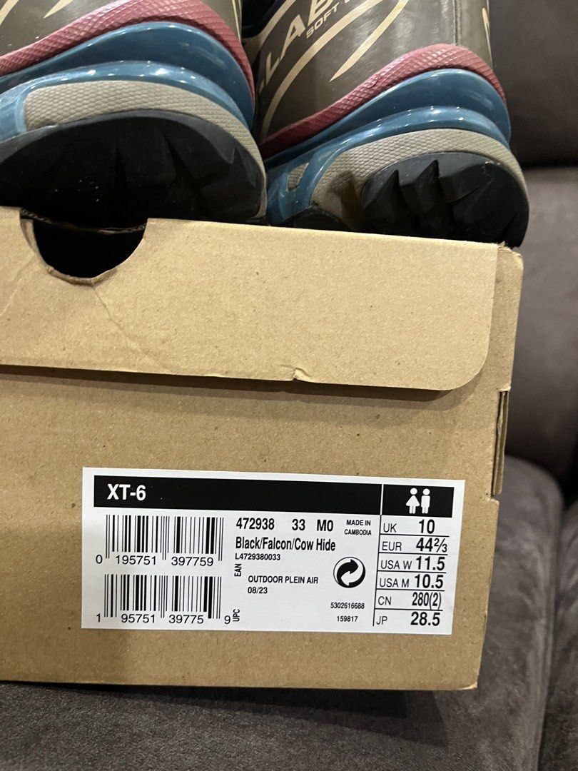 Salomon XT6 Black Falcon, Men's Fashion, Footwear, Sneakers on Carousell