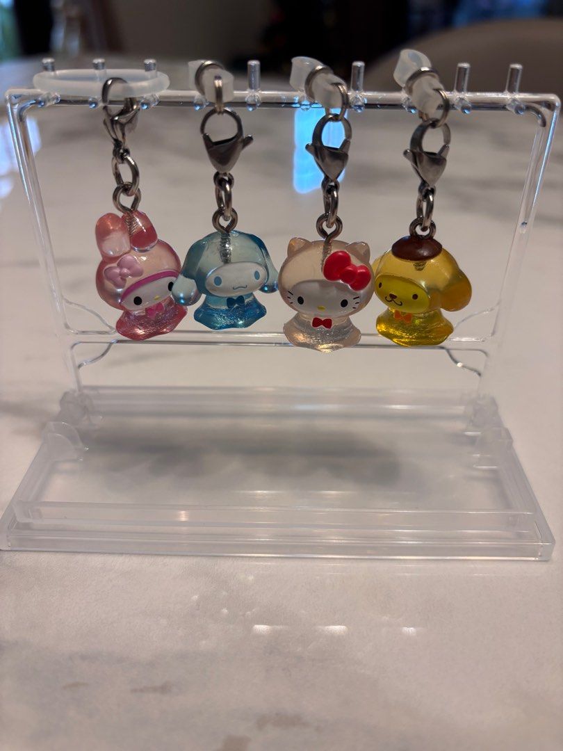 1 set sanrio keychain pompompurin hello kitty my melody cinnamoroll ...