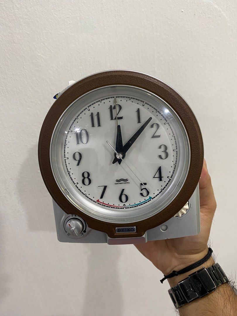 SEIKO TABLE CLOCK, Furniture & Home Living, Home Decor, Clocks on Carousell