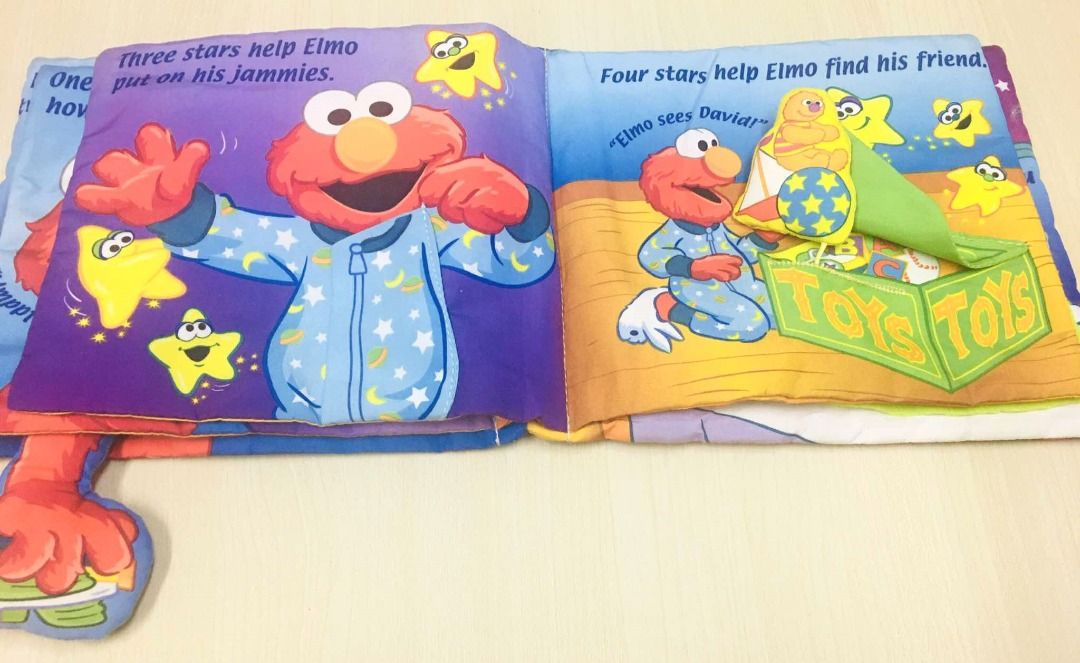 Sesame Street Twinkle, Twinkle, Elmo! A Bedtime Cloth & Read-Aloud Book ...