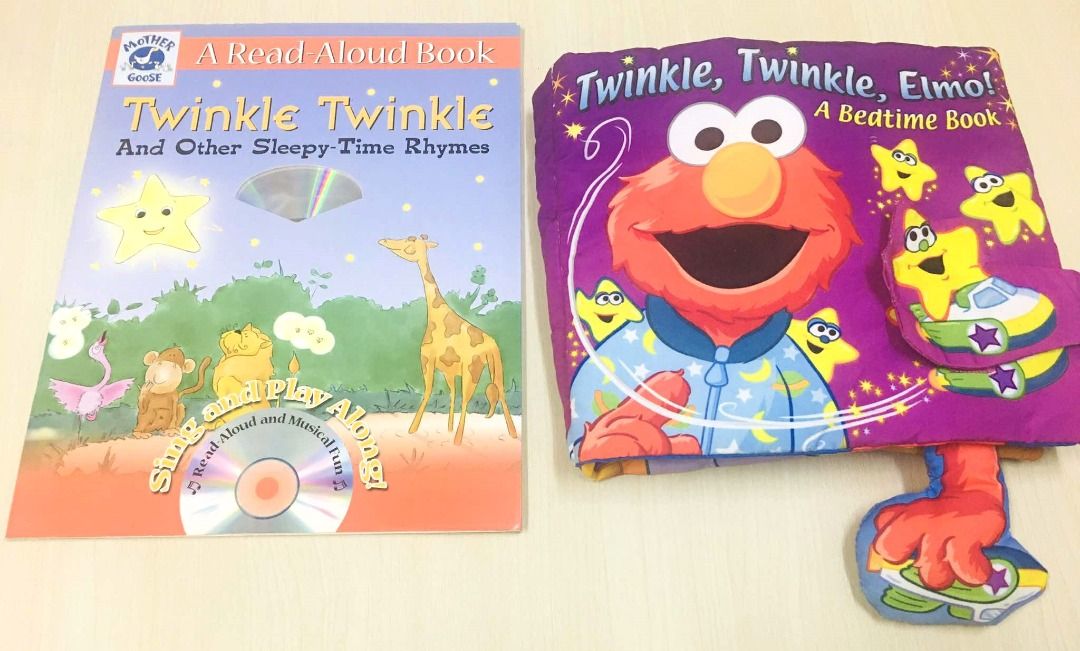 Sesame Street Twinkle, Twinkle, Elmo! A Bedtime Cloth & Read-Aloud Book ...