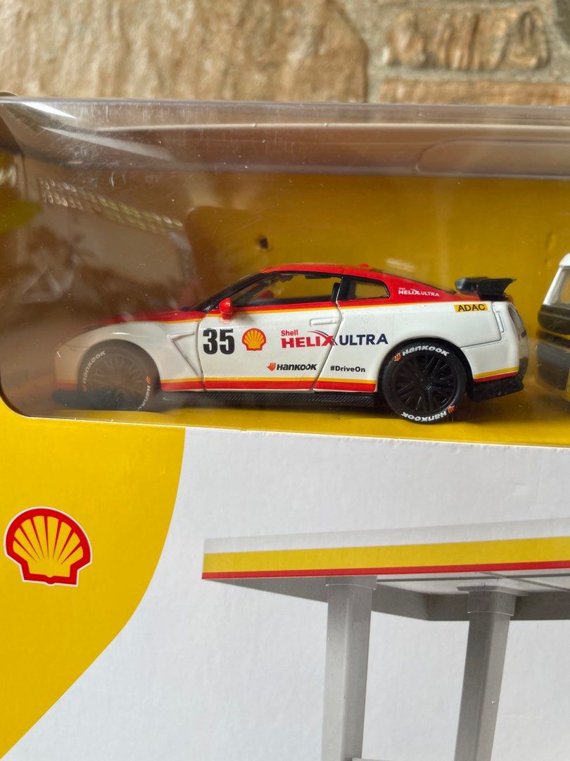 Shell with Nissan and Truck Die-cast Toy Complete Set Brand New with ...