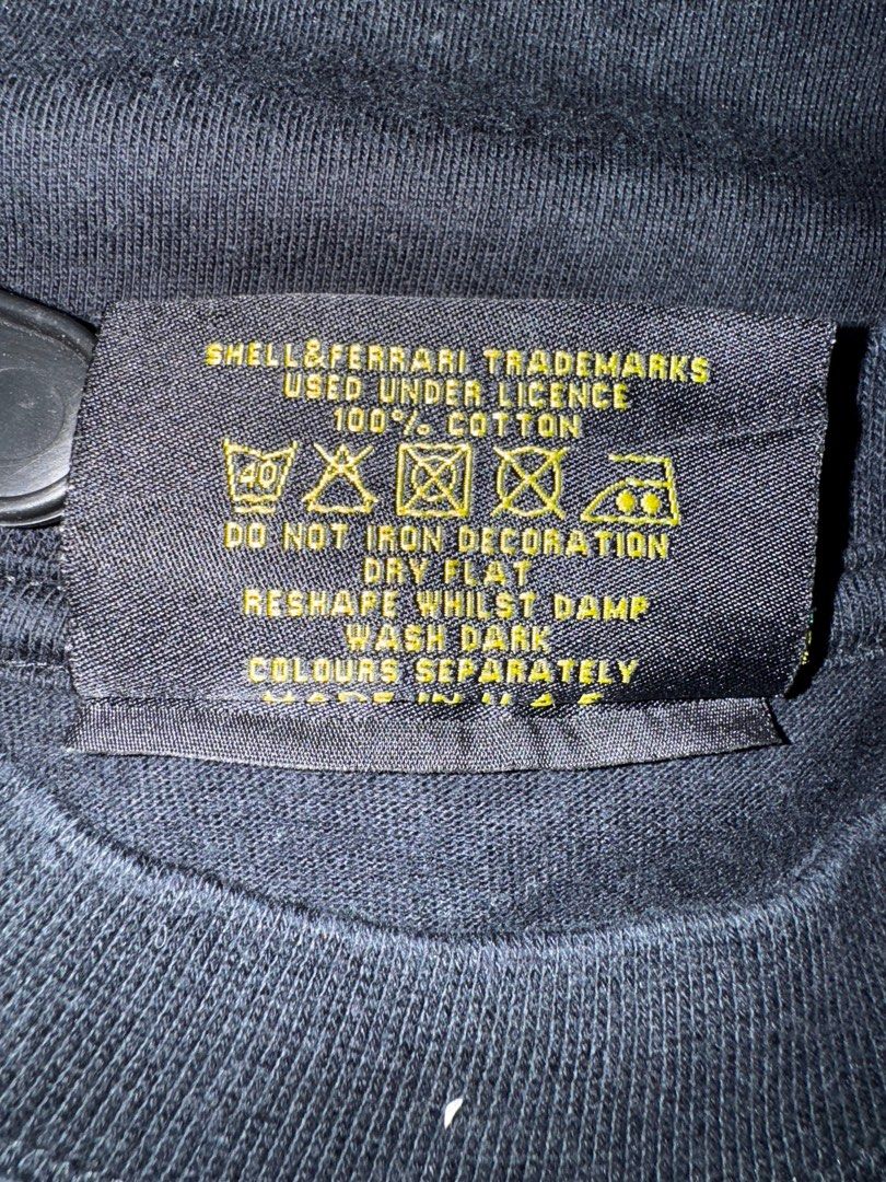 Shell x Ferarri V12 Engine, Men's Fashion, Tops & Sets, Tshirts & Polo ...