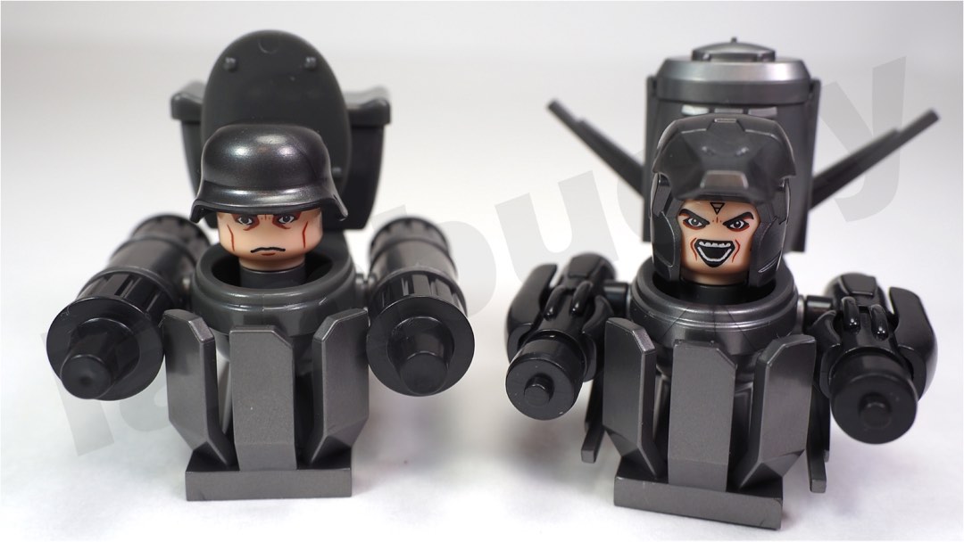 Skibidi Toilet 馬桶人 積木 Troop Astro Toilet | Dual Laser Soldier Skibidi ...