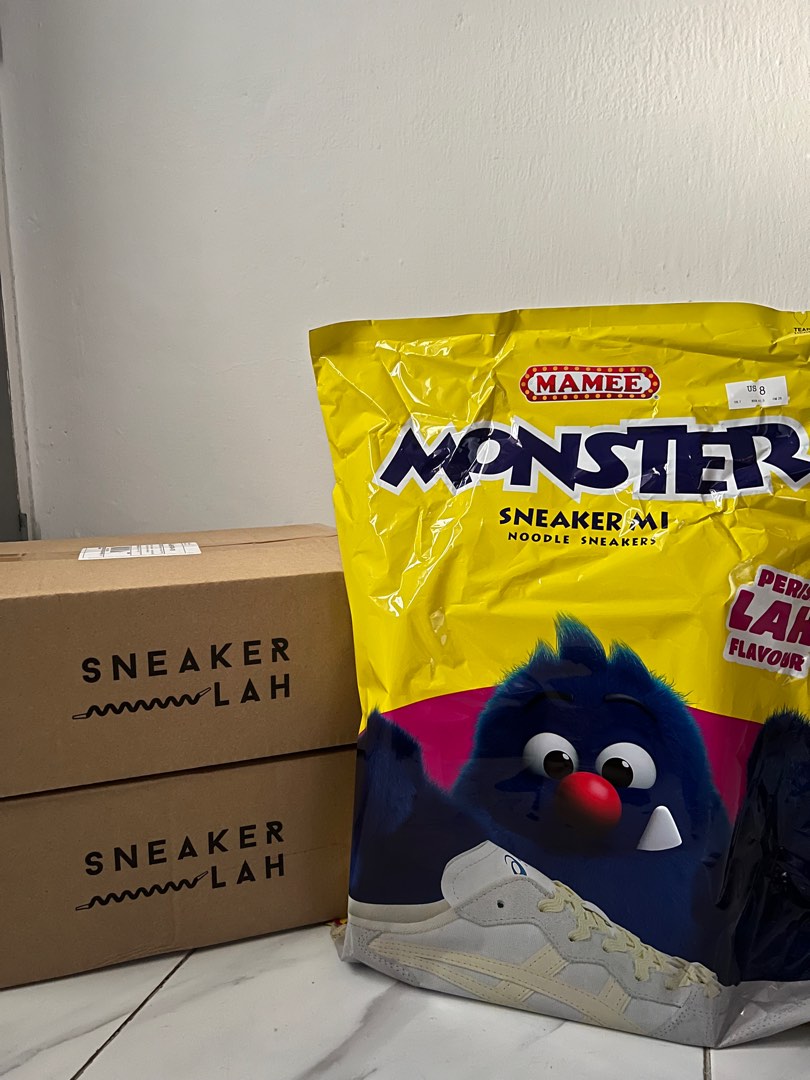 Sneakerlah X Mamee X Asics Skyhand OG, Men's Fashion, Footwear ...