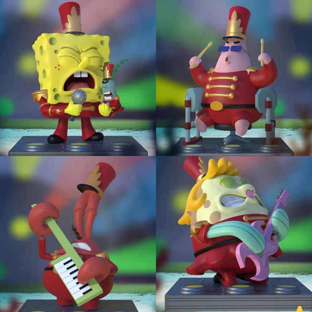 SPONGEBOB SQUAREPANTS BAND GEEKS SERIES / FULL SET / SINGLE BLIND BOX ...