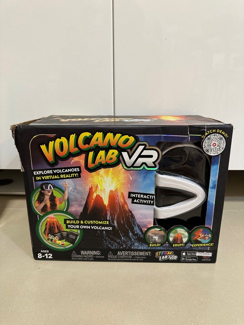 Steam Lab VR- Volcano Lab VR, Hobbies & Toys, Toys & Games on Carousell