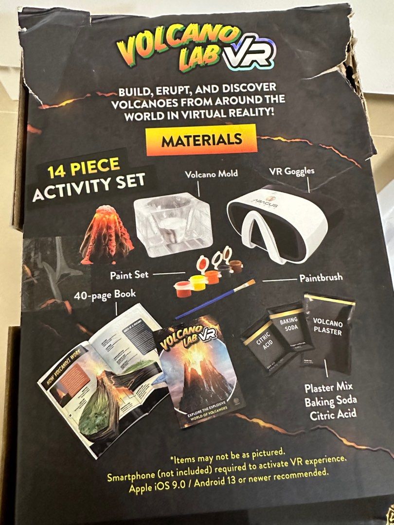 Steam Lab VR- Volcano Lab VR, Hobbies & Toys, Toys & Games on Carousell
