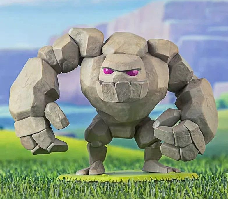 Authentic Supercell Clash Royale Clash of Clans Golem PVC Figure, 興趣及遊戲 ...