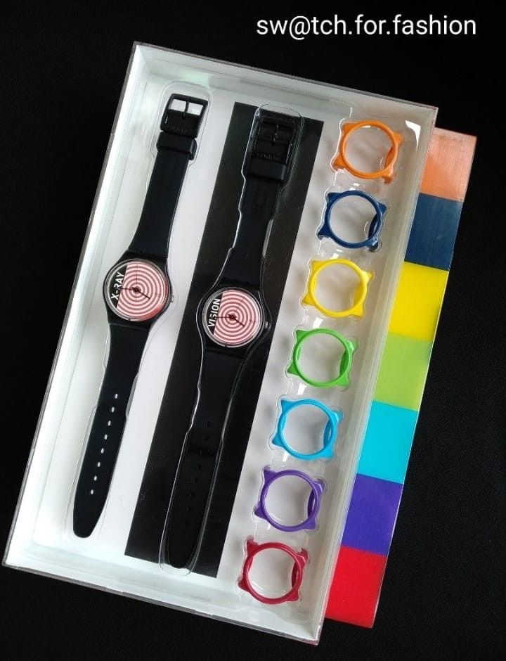 Swatch Watch X'Tray And Vision With Guard Too Fullset Original, Barang ...