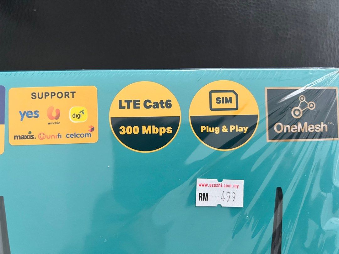 Tplink ARCHER MR500 4G+ CAT6 AC1200 WIRELESS DUALBAND GIGABIT ROUTER ...