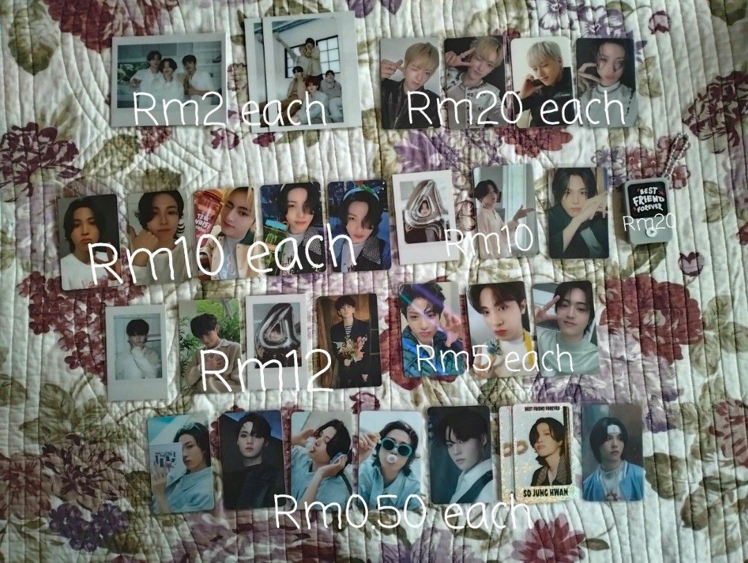TREASURE PHOTOCARD Fcmm 2023, reboot pob, whosfan, qq pc, bff pc. Mostly junghwan, haruto. 4th ...