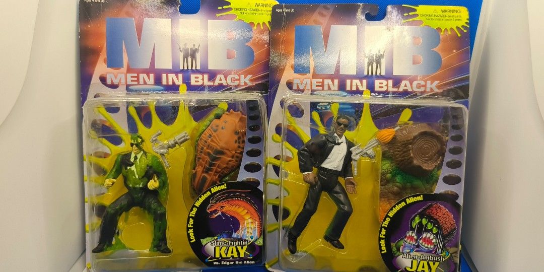 Vintage Galoob toys Men In Black MIB action figure set mint on car ...