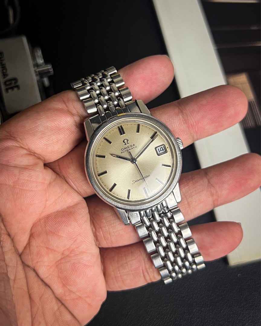 Vintage Omega Seamaster 166.003, Luxury, Watches on Carousell