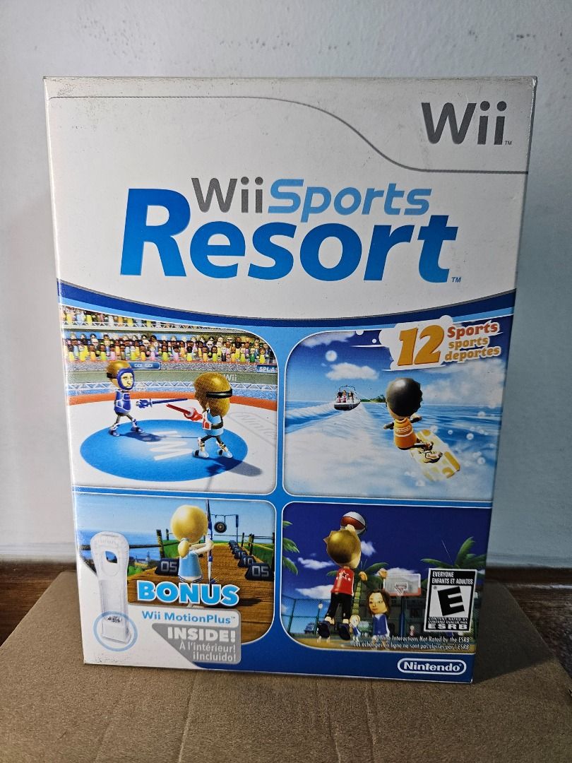 Wii Sports Resort (Wii MotionPlus inside), Video Gaming, Video Games ...