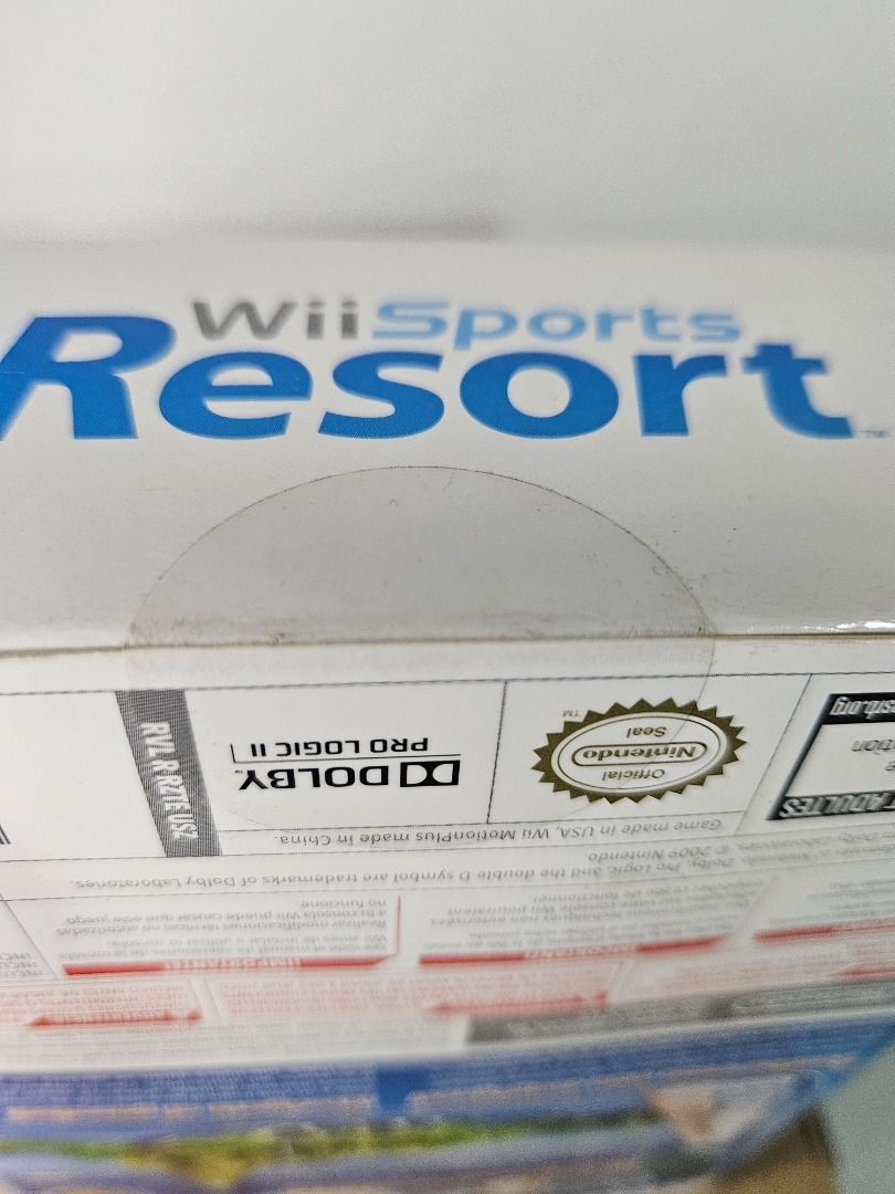 Wii Sports Resort (Wii MotionPlus inside), Video Gaming, Video Games ...