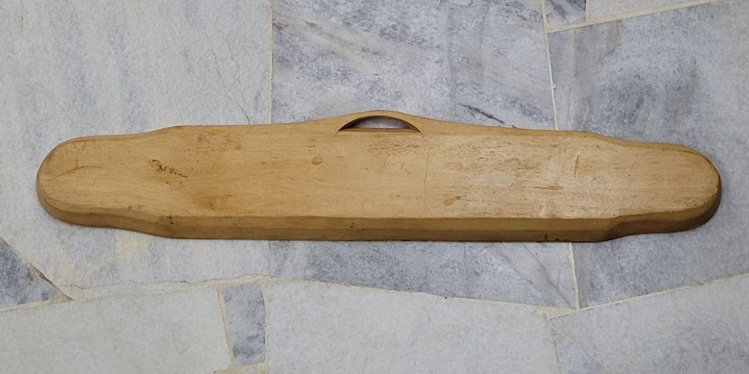 Wooden Congkak board with handle, Hobbies & Toys, Toys & Games on Carousell