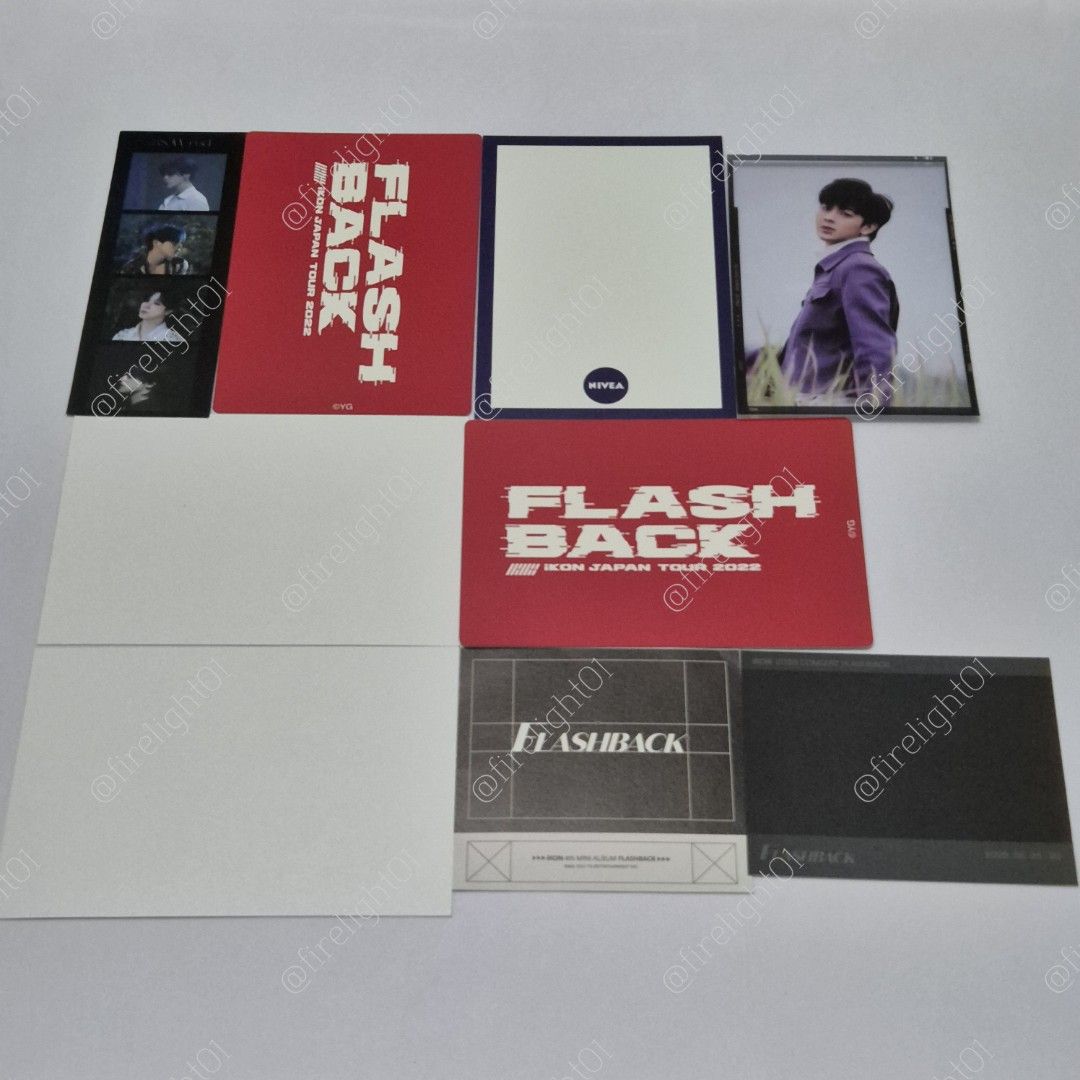 WTS iKON OFFICIAL ALBUM INCLUSION POSTCARD POLAROID PASSPORT ID CLEAR ...