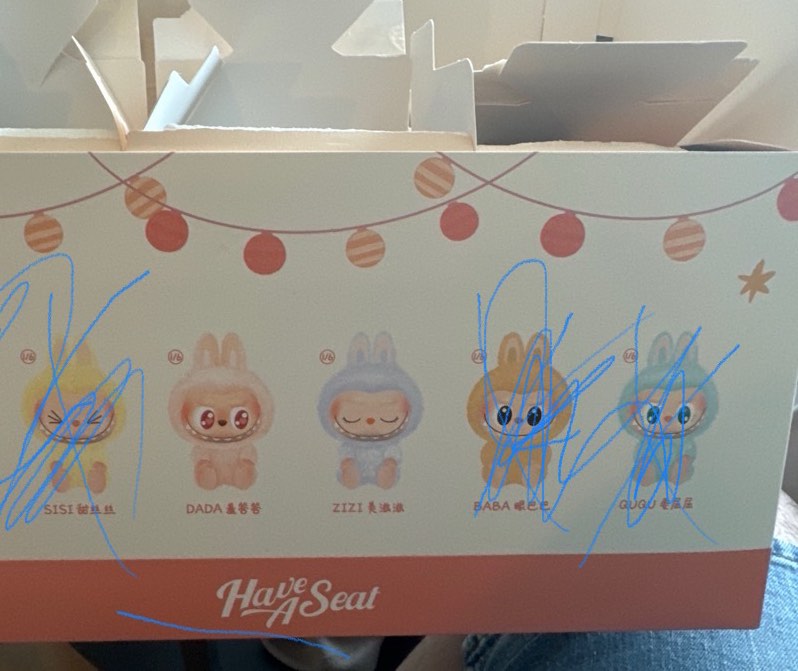 dada take a seat labubu, Hobbies & Toys, Toys & Games on Carousell