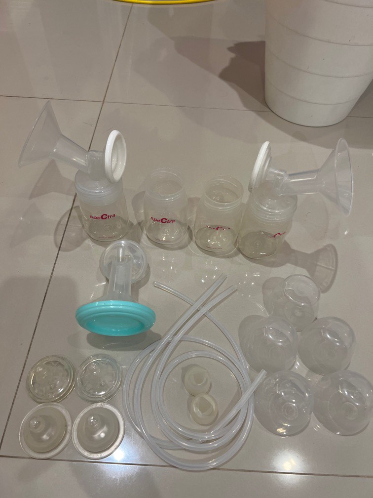 2 paket Spectra aksesories accessories pompa asi breast pump botol ...