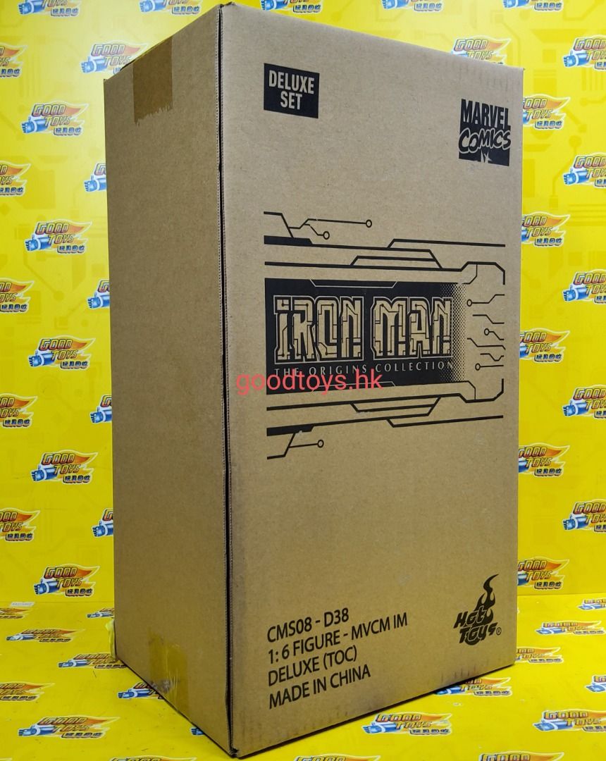 全新未開封 HOTTOYS CMS08-D38 1/6 12吋 MARVEL COMIC IRONMAN THE ORIGINAL ...