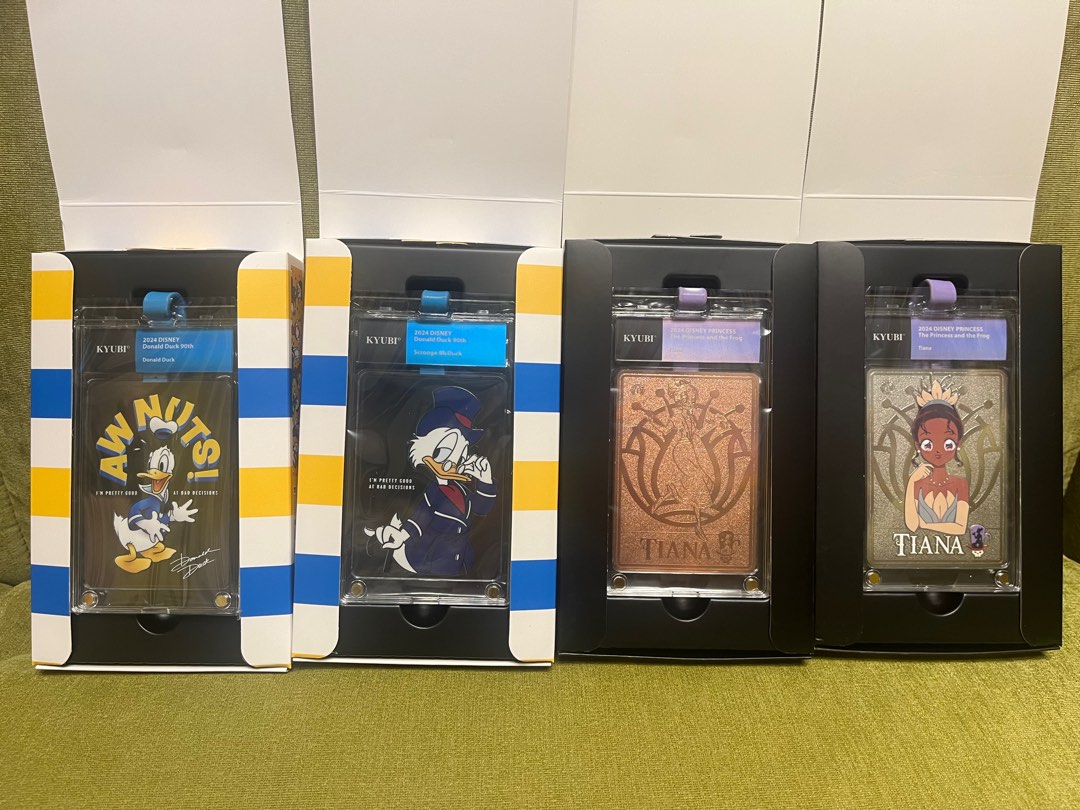 [全新] KYUBI Disney Princess Donald Duck card, 興趣及遊戲, 收藏品及紀念品, 明星周邊 ...