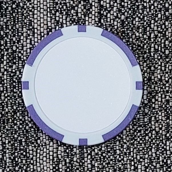 ABS Printable Blank Poker Chip 11.5g Use with Custom Labels or Direct ...