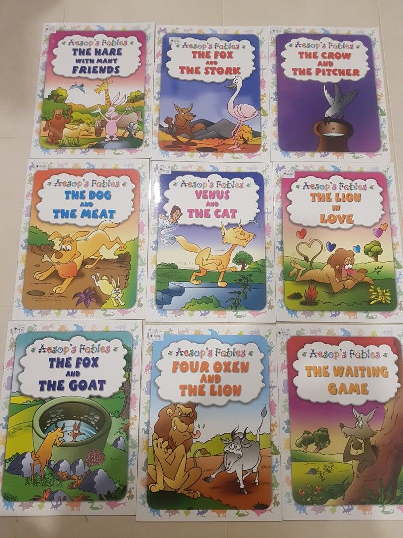 Aesop Fables Storybooks Set of 14books, Hobbies & Toys, Books ...