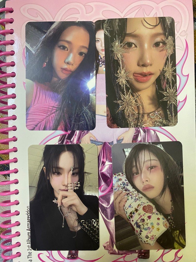 aespa Karina Giselle armageddon photocard, Hobbies & Toys, Collectibles & Memorabilia, K-Wave on ...