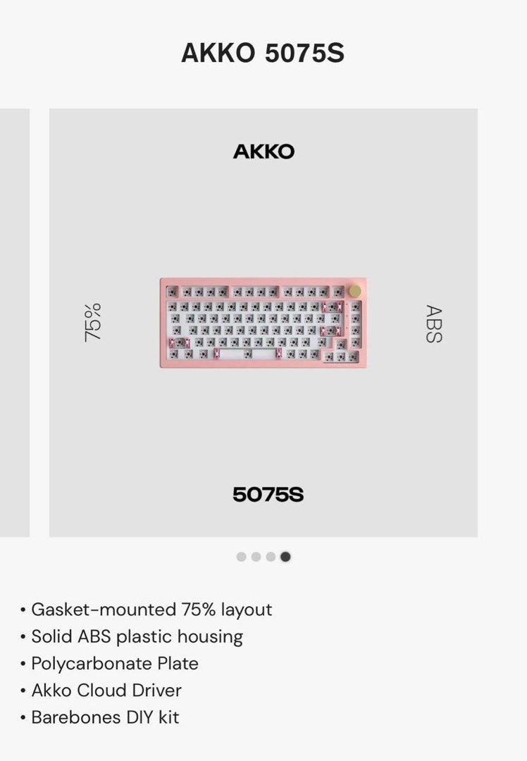 Akko 5075S keyboard base, Computers & Tech, Parts & Accessories ...