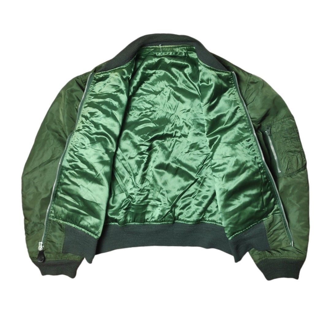 Alpha Industries Vintage Military Flight Bomber Jacket Utility L-2B ...