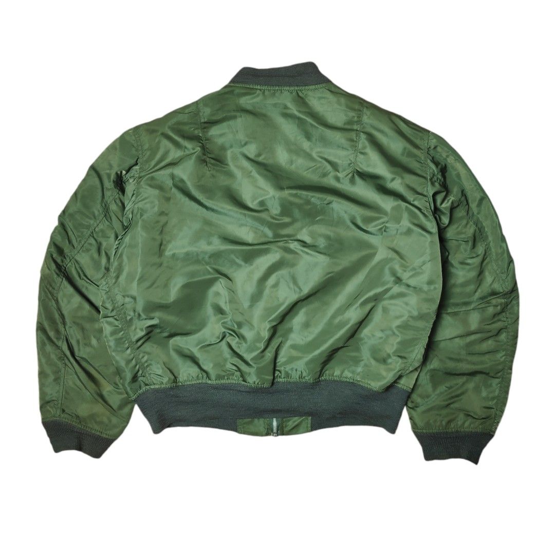 Alpha Industries Vintage Military Flight Bomber Jacket Utility L-2B ...