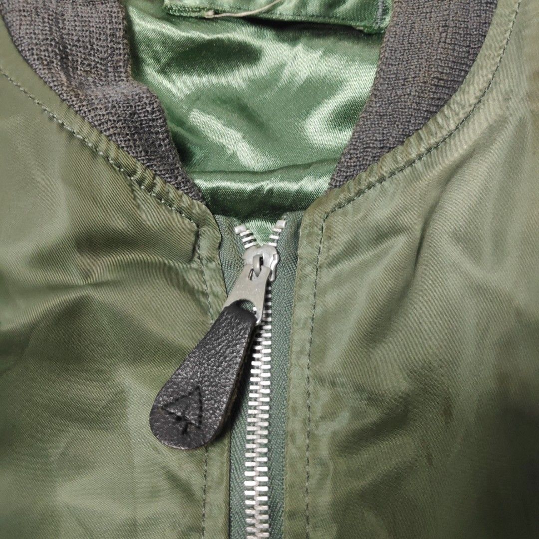 Alpha Industries Vintage Military Flight Bomber Jacket Utility L-2B ...