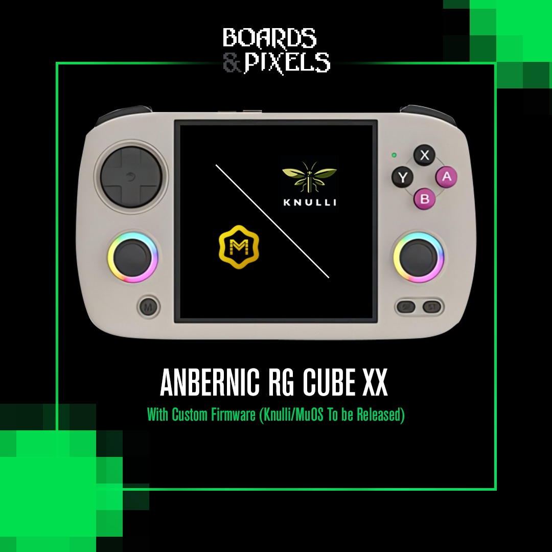 RESTOCKED 02/01/2025 Anbernic RG Cube XX CUBEXX with Custom Firmware ...